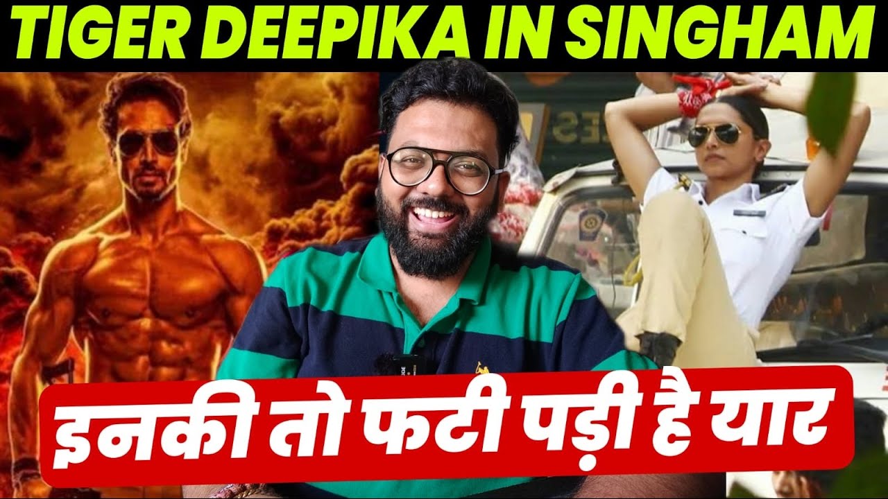 Singham Again Tiger Shroff Makes Dashing Entry In Ajay Devgn Deepika's ...
