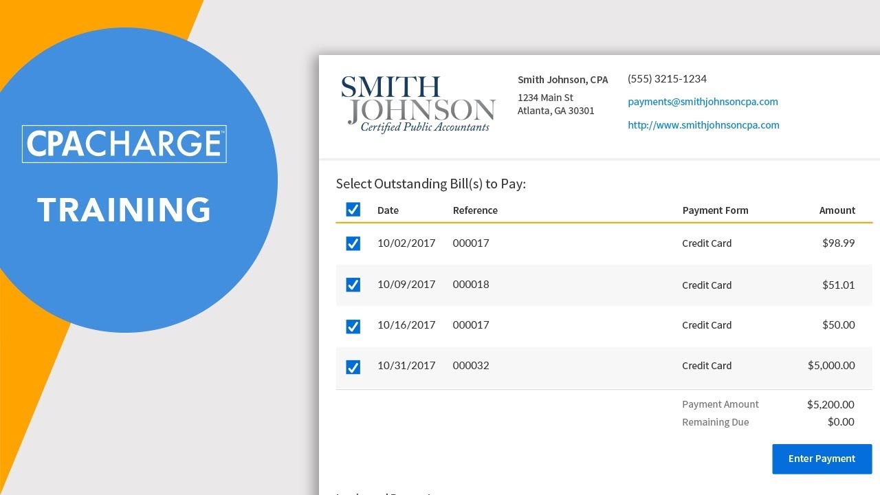 How to Send and Manage Quick Bills | CPACharge - YouTube