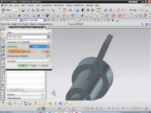 Cotter Joint Design Video Tutorial | Learning NX - YouTube