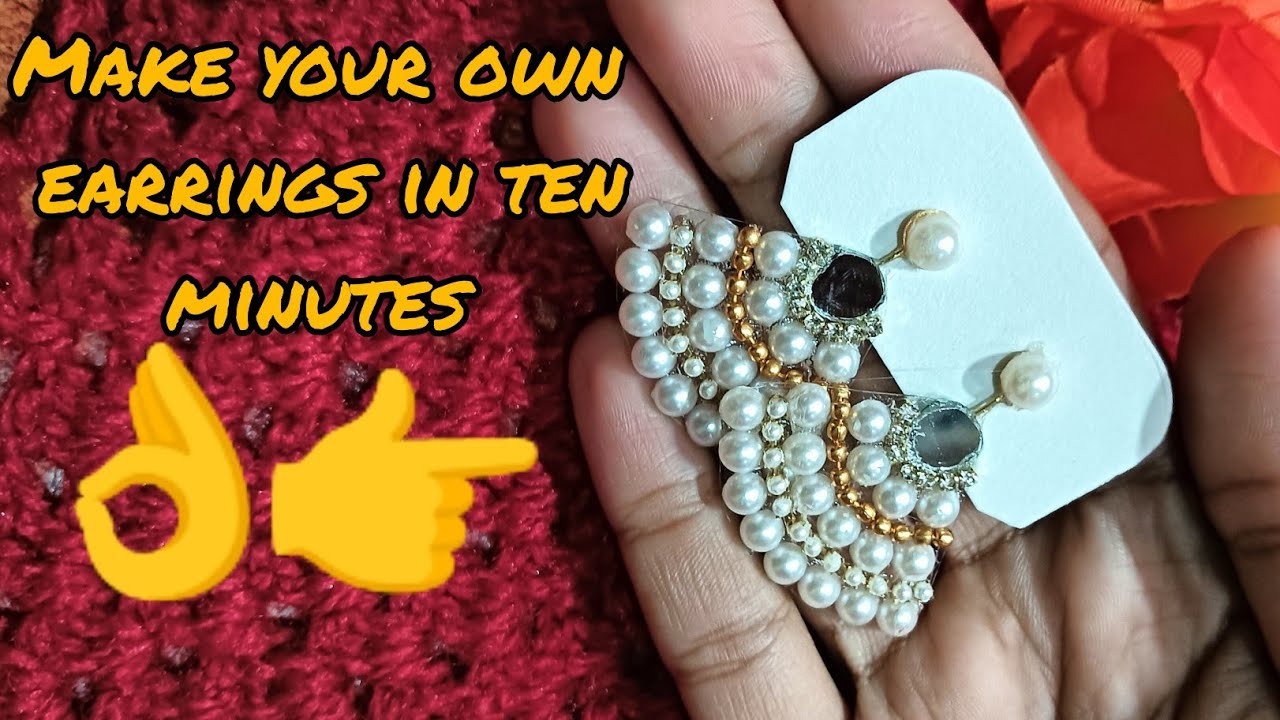 Quick and Easy Earring Tutorial | Fun Craft for Kids I Learn and Make it Yourself I - YouTube
