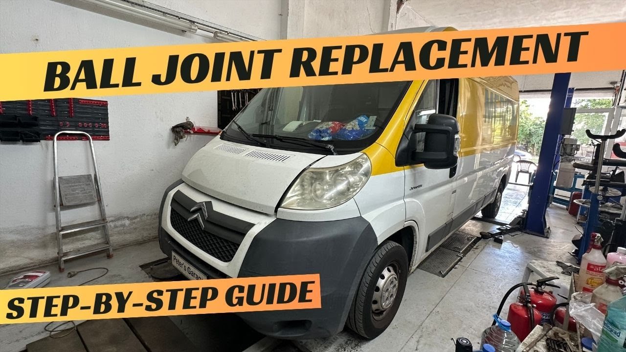 Citroen Jumper Lower Ball Joint replacement - YouTube
