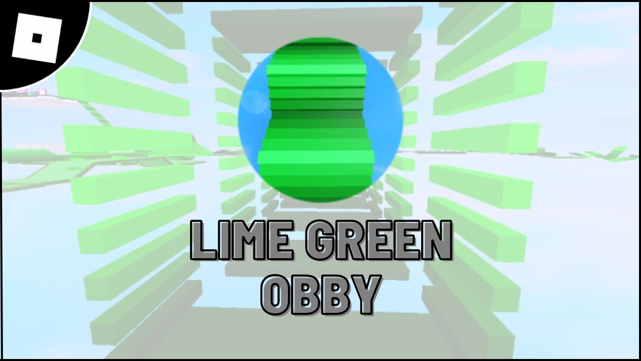 Lime Green Obby roblox - YouTube