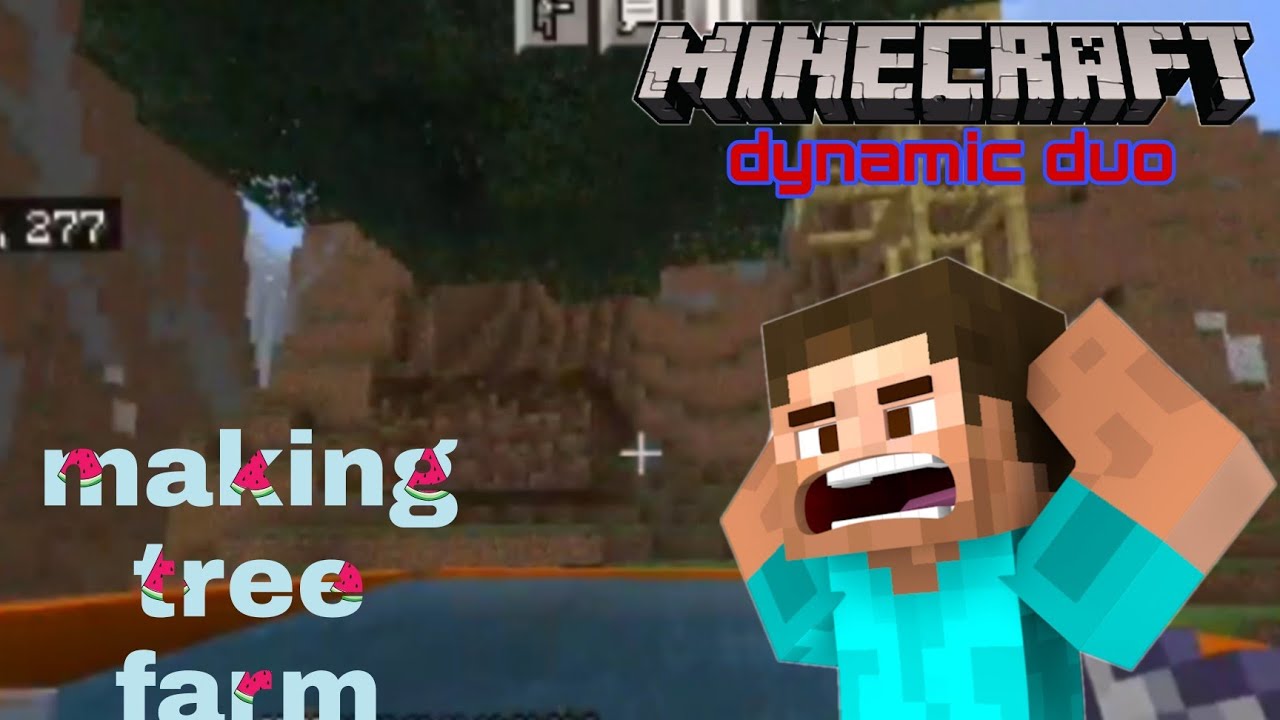 Making Tree Farm in Duo | Minecraft Dynamic Duo | - YouTube