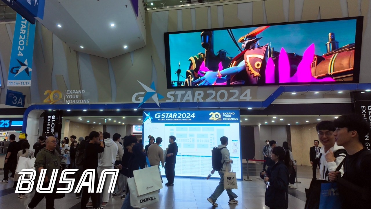 G-STAR 2024... Walking around Bexco | 지스타 2024.. 벡스코 주변 산책 | 센텀워크 CentumWalk 4K - YouTube