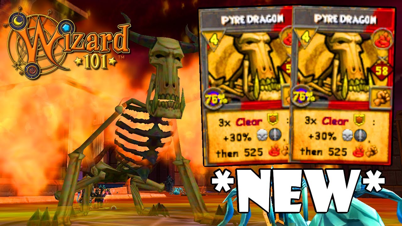Wizard101 Level 170 Death PvP: *NEW* Pyre Dragon Fusion SLAPS. - YouTube