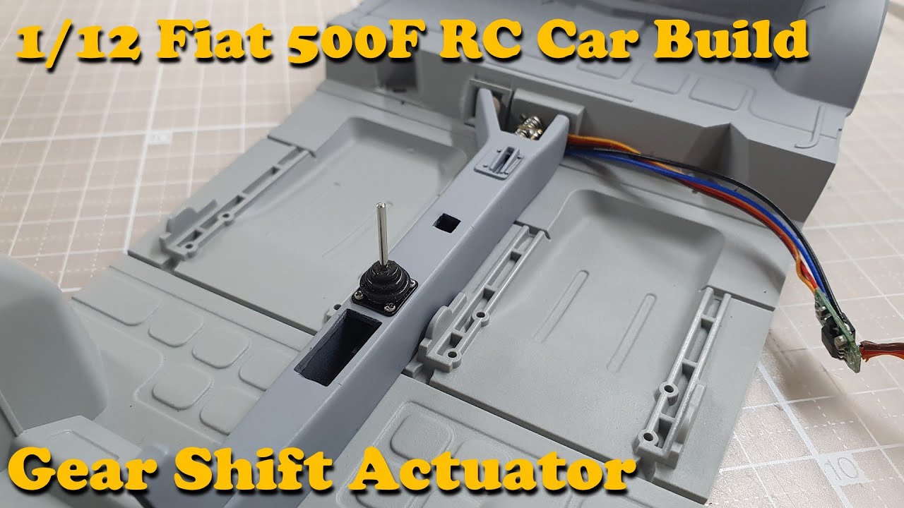 Part 14 - Gear Shift Actuator [1/12 FIAT 500F Scale RC Car Build] - YouTube
