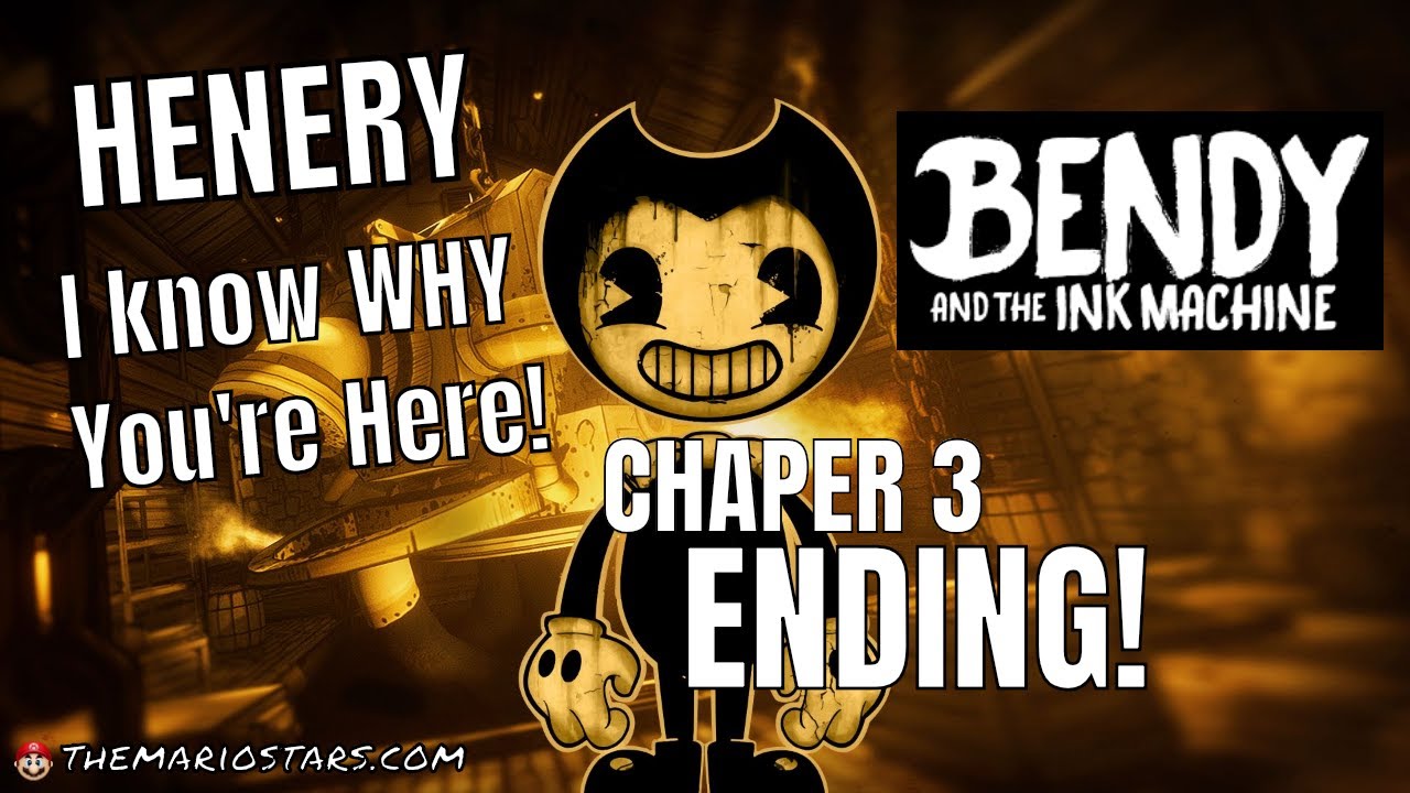 Bendy And The Ink Machine - Chapter 3 Ending - BATIM - YouTube