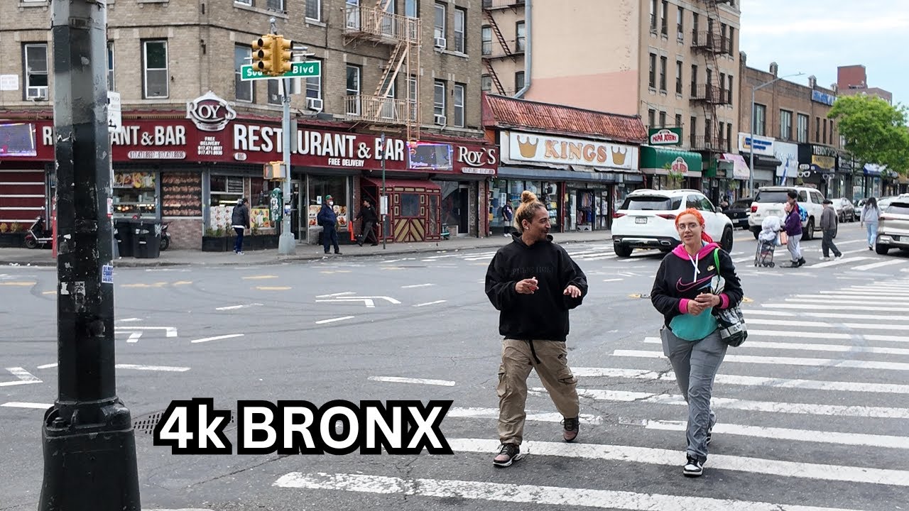 4k Walking Around East Tremont in the Bronx - YouTube