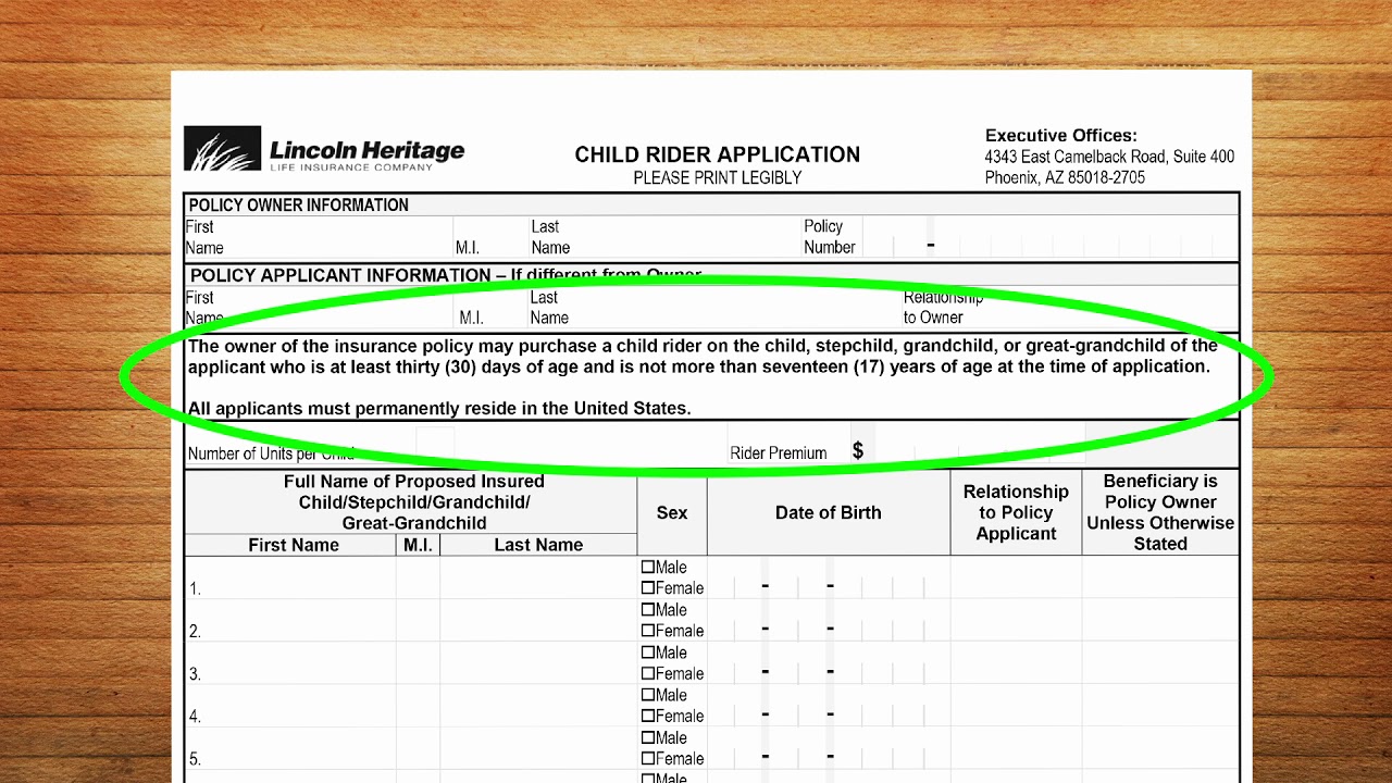 Child Rider Application - YouTube