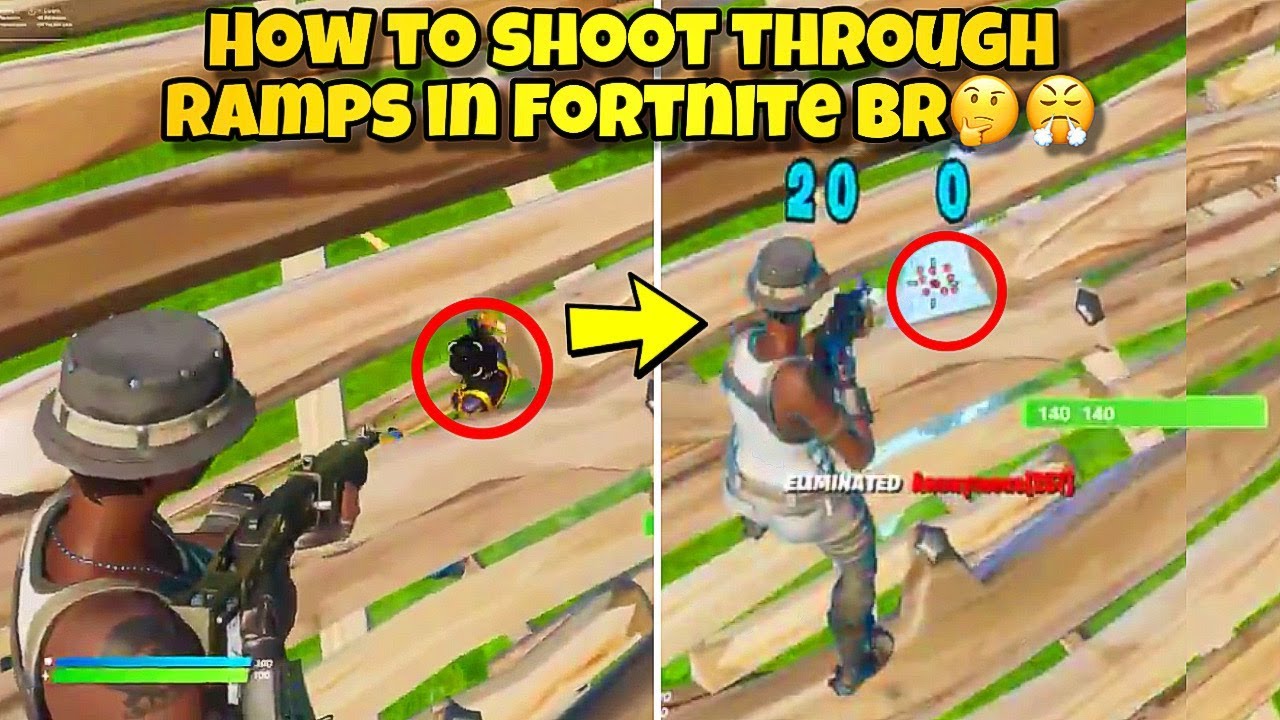 HOW TO SHOOT THROUGH RAMPS IN Fortnite BR! 11.40 UPDATE (Fortnite ...