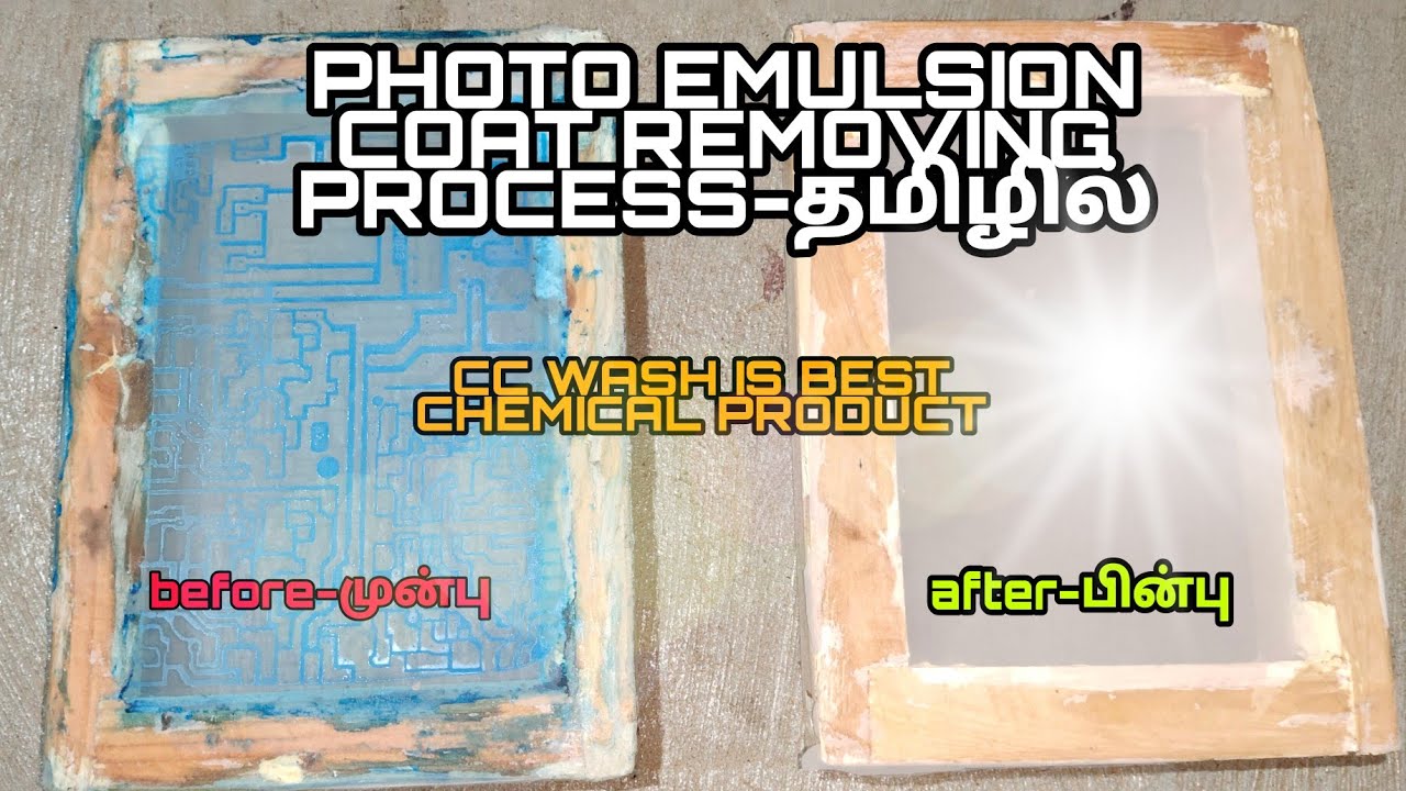 screen printing photo emulsion paint removing process|emulsion paint ...