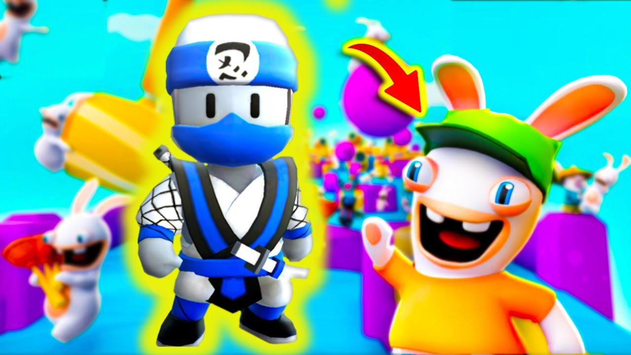 PRZECHODZĘ TRENING NINJA W WALCE Z KRÓLIKAMI??!! STUMBLE GUYS RABBIDS ...