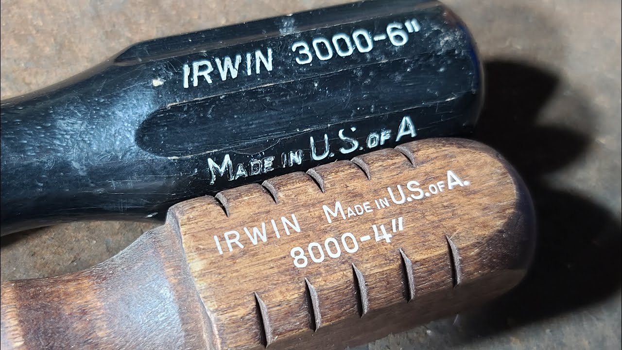 The Big Difference Between Classic Irwin USA Wood Handle Screw Drivers ...