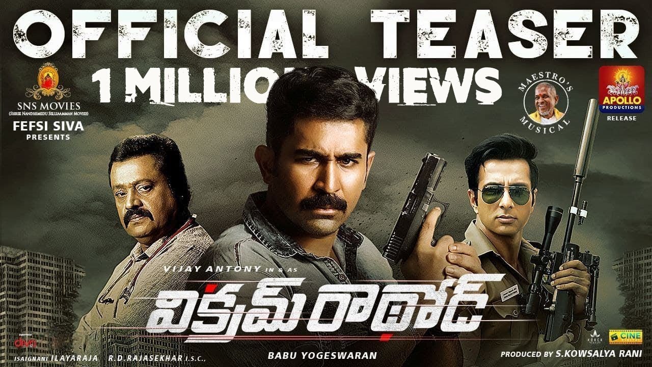 Vikram Rathode - Official Teaser | Vijay Antony | Remya Nambeesan ...