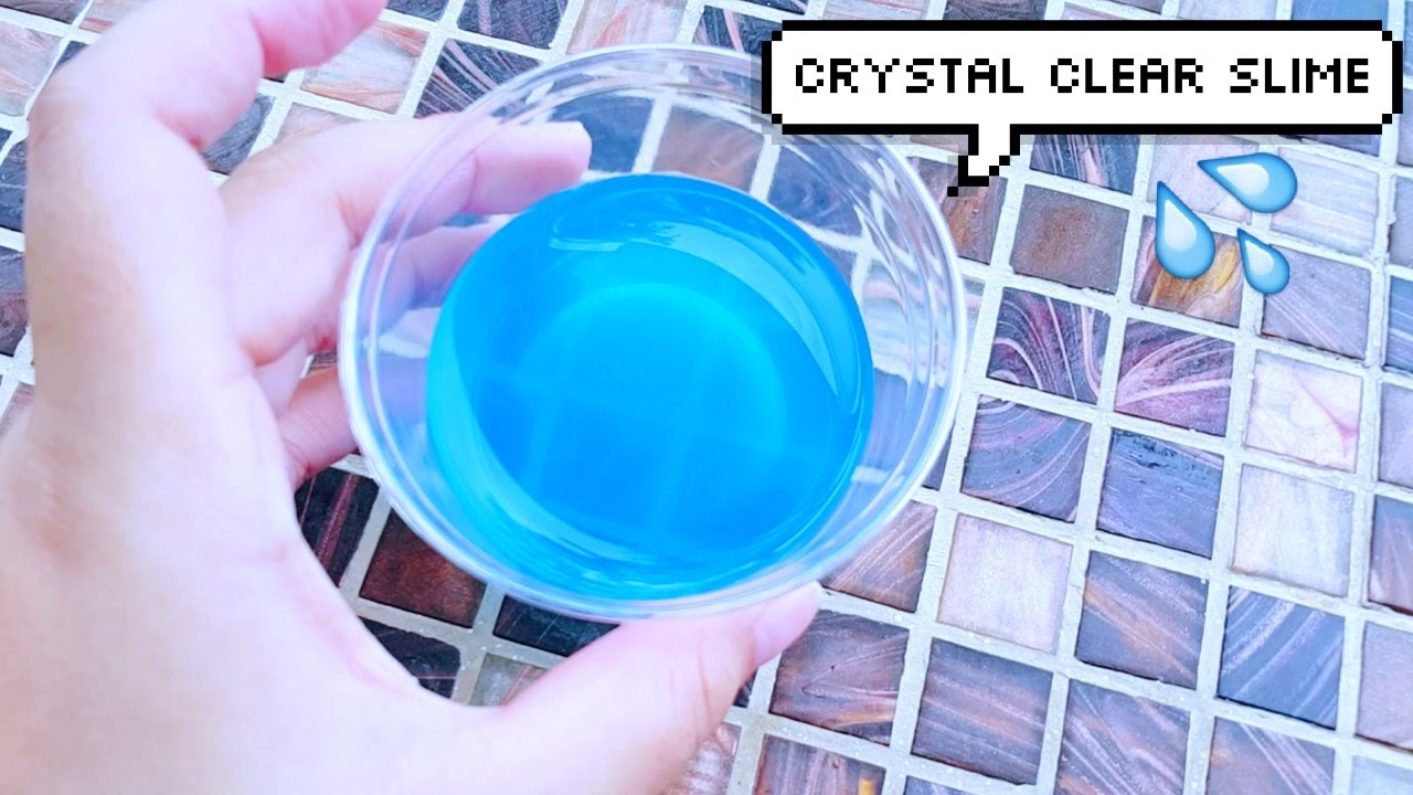How to Make Crystal Clear Slime like Slime Bakery? - YouTube