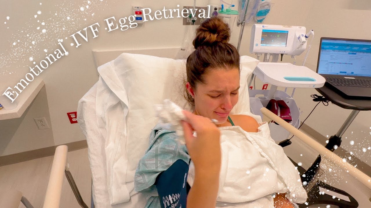 *EMOTIONAL* IVF Egg Retrieval Surgery + Egg Count - YouTube