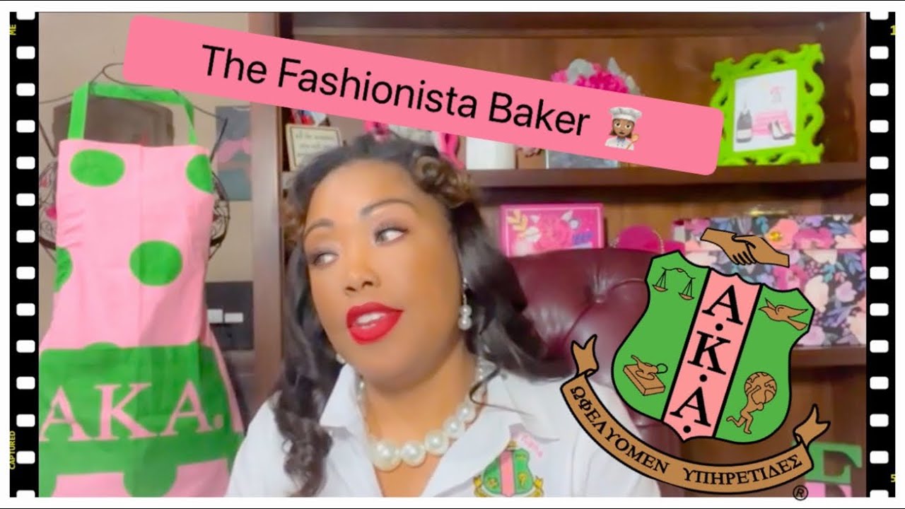 Do you need a AKA Baker(Apron)Set? Alpha Kappa Alpha Paraphernalia 💖💚 ...
