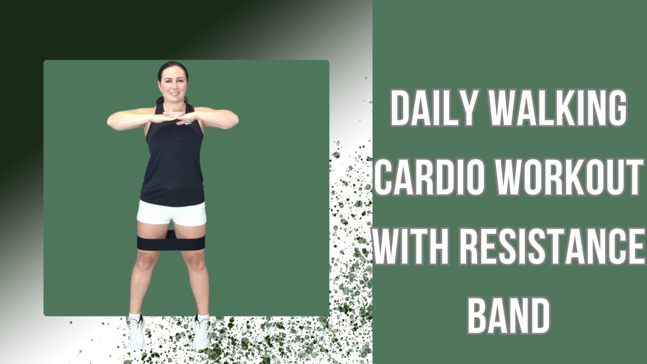 Daily Walking Cardio Workout with Band | Entrenamiento Diario de Cardio ...