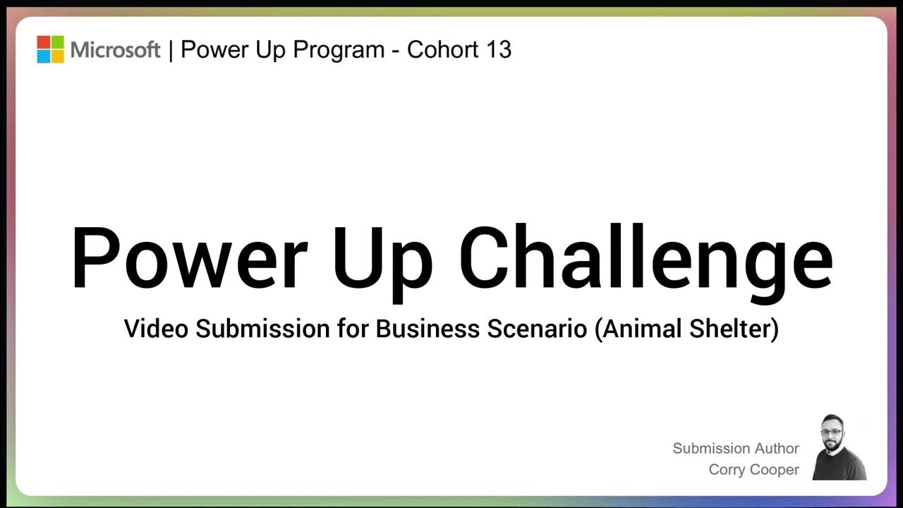 Microsoft | Power Platform - Power Up Program Final Challenge Cohort 13 ...
