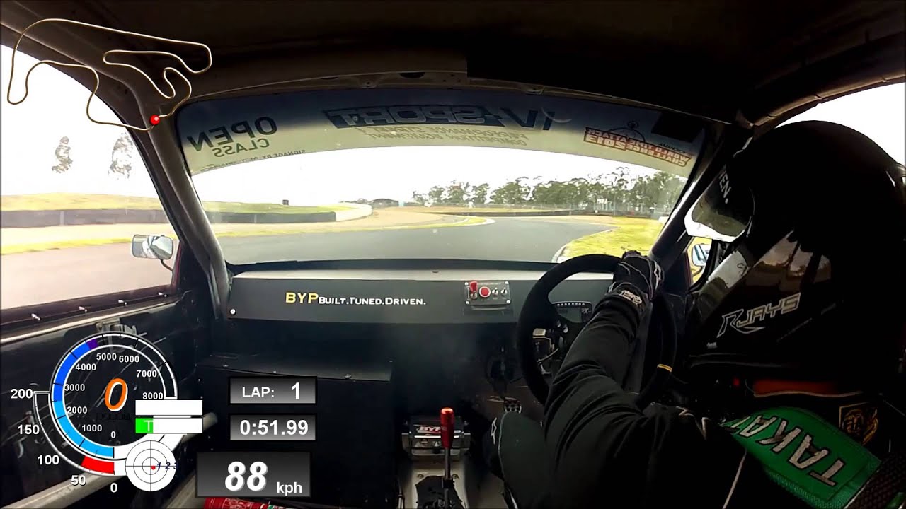 BYP Racing Time Attack DC2R - SMSP Brabham Circuit - New Lap record 1: ...