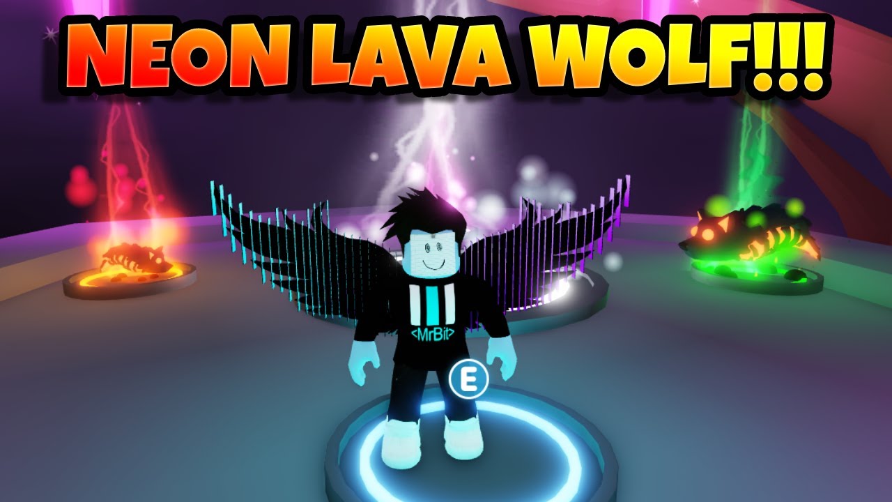 is This the FIRST NEON Lava Wolf in Adopt Me Roblox! Halloween 2022 Update! - YouTube