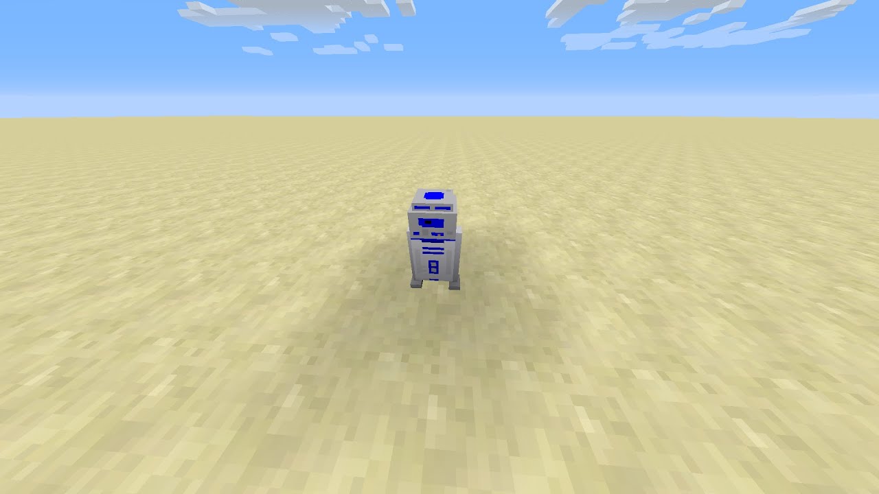 R2D2 in Minecraft - YouTube