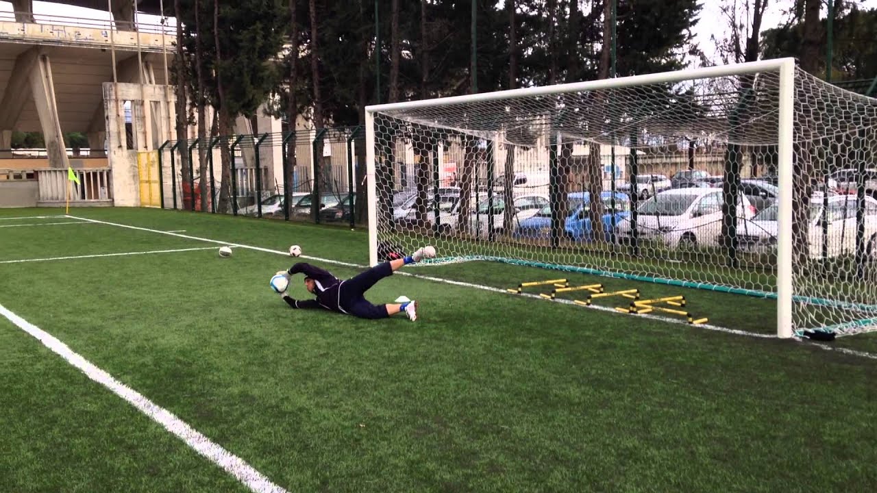 Allenamento Portieri...Rapidità con gesto tecnico - YouTube