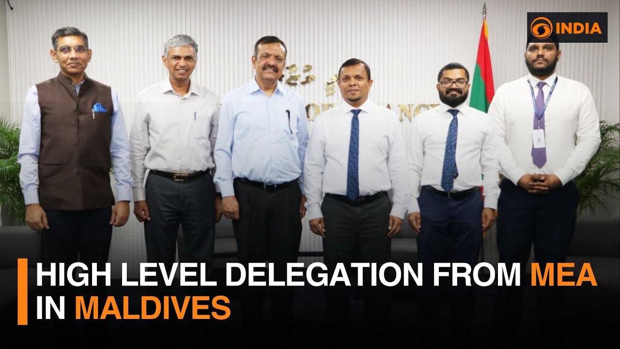 High level delegation from MEA in Maldives | DD India - YouTube