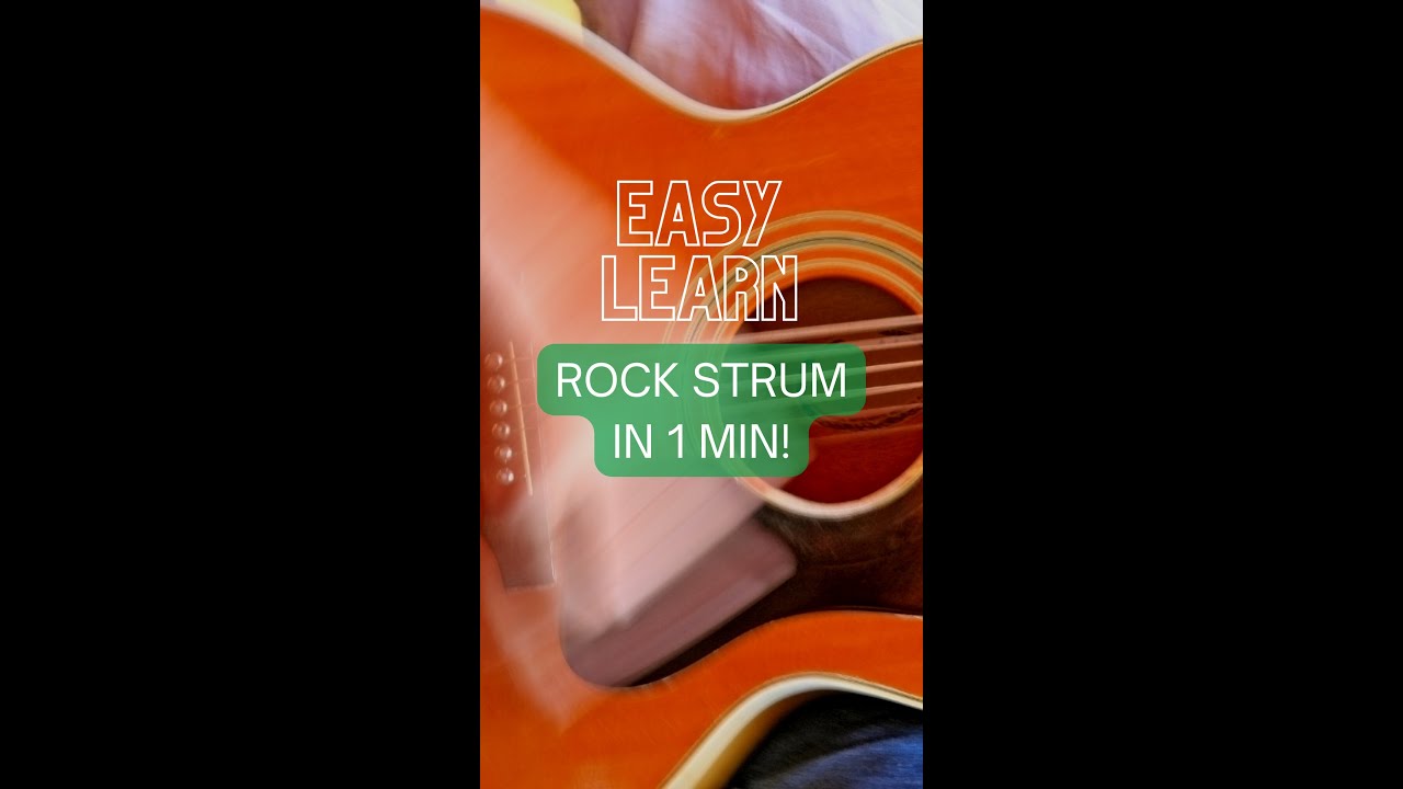Rock Strumming Pattern in 1-min (Guitar Tutorial) - YouTube