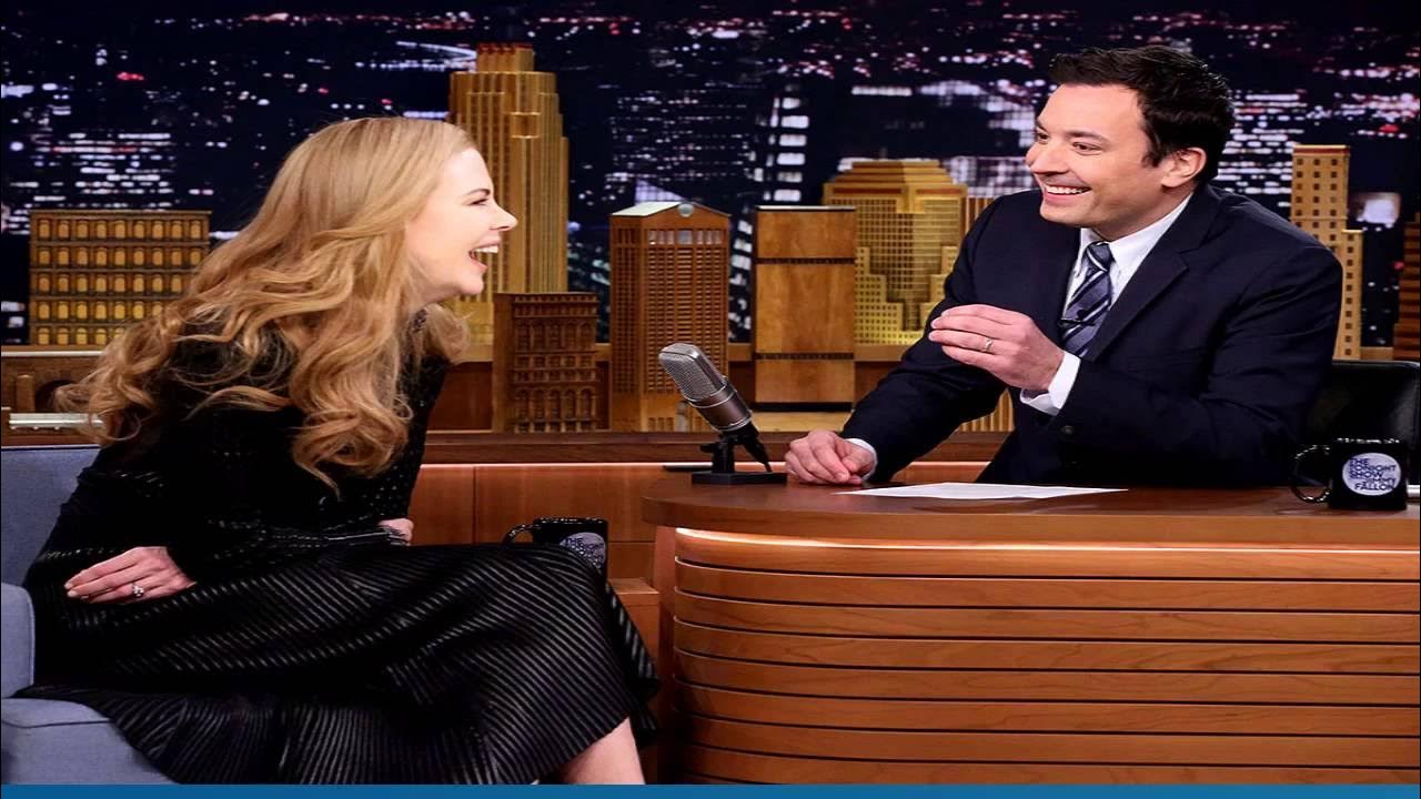 Nicole Kidman talks about 2nd Failed Date With Jimmy Fallon - YouTube