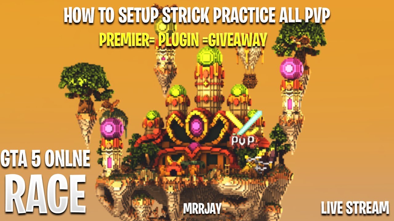 How To Setup Strick Practice Plugin Setup All PVP & Play GTA 5 Online Race in Live Stream # ...