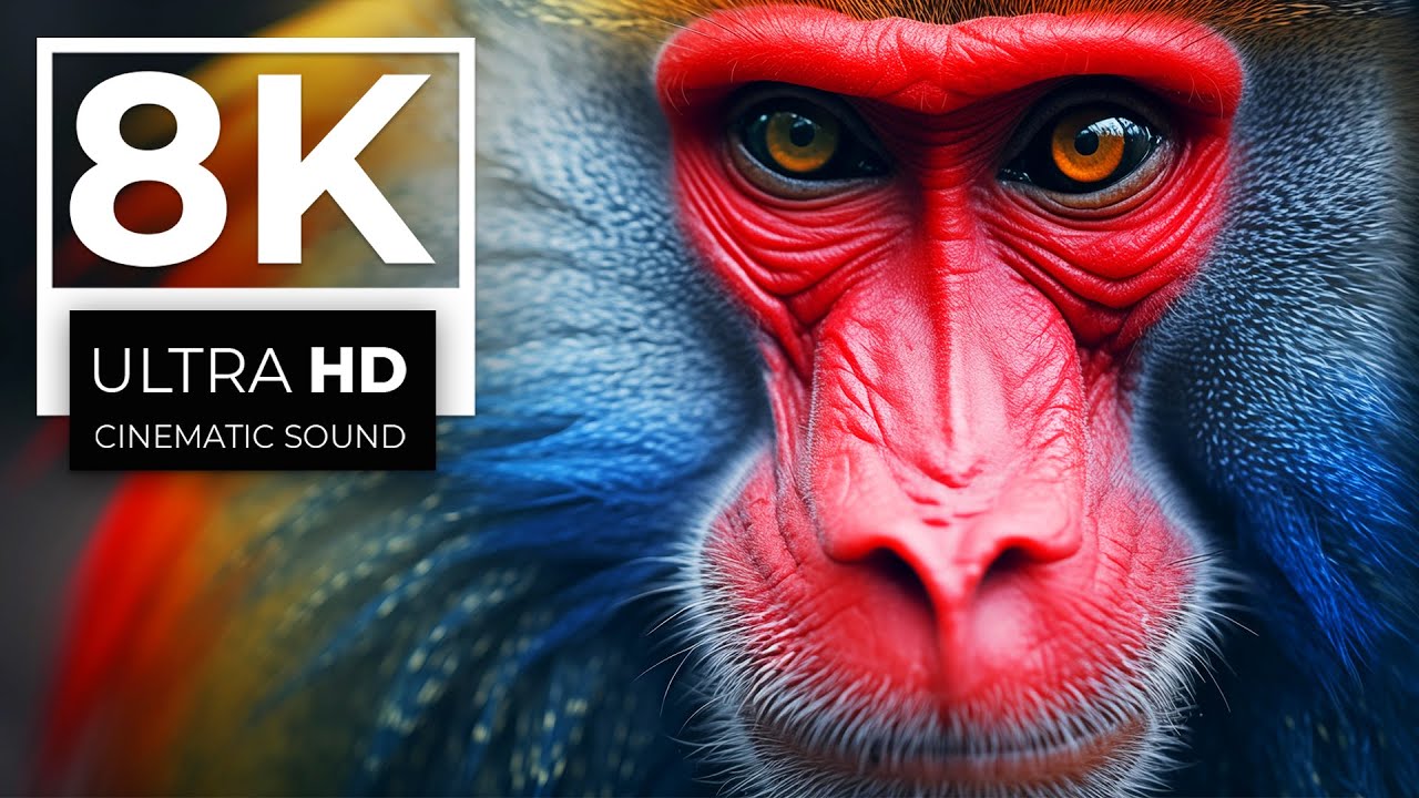 ASTONOSHING 8K ULTRA HD 60FPS ANIMALS | with Realistic Cinematic Sound ...