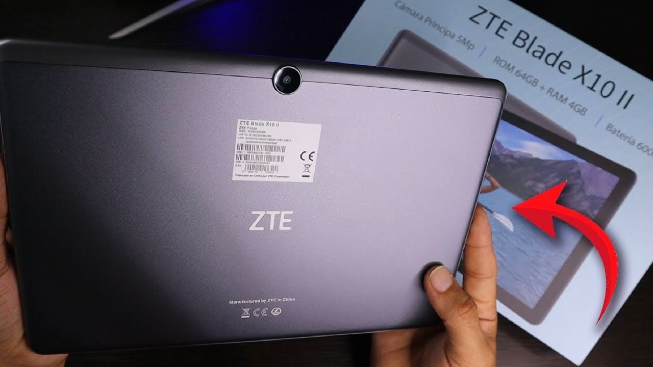 Tablet ZTE Blade X10 II Unboxing. - YouTube