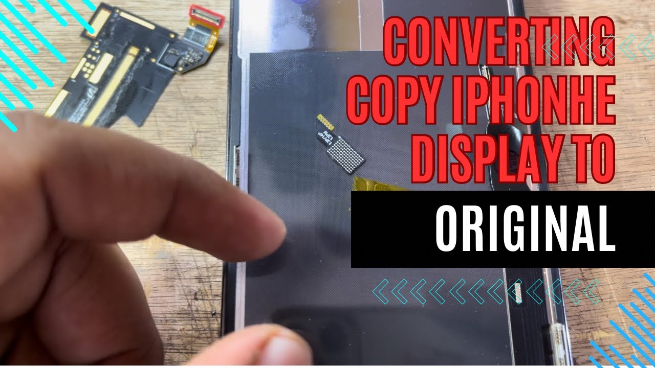 CONVERTING COPY DISPLAY INTO ORIGINAL IPHONE 13pro MAX - YouTube