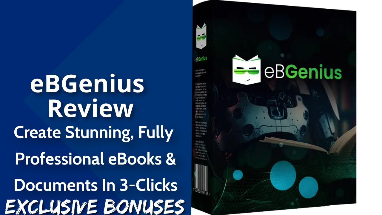 eBGenius Review | Create Stunning, Fully Professional eBooks & Documents In 3-Clicks - YouTube