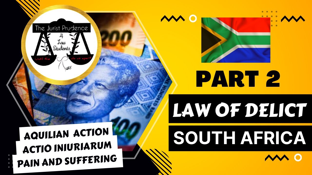 Law of Delict South Africa | Delictual Remedies | How to sue a person ...