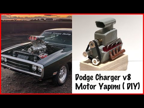 Gerçek Turbolu V8 Görünümlü Dodge Charger Motor Yapımı (DIY) / Dodge Charger V8 Engine Construction