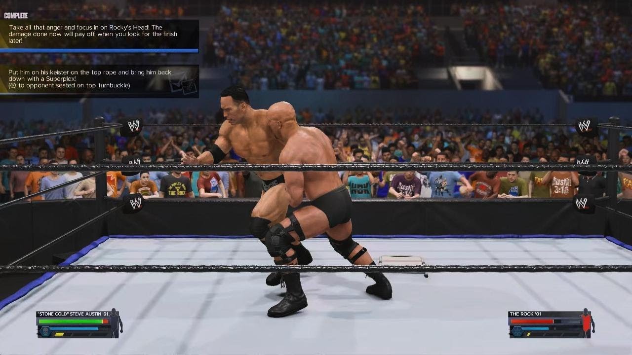WWE 2K24 SHOWCASE - THE ROCK VS STONE COLD - YouTube