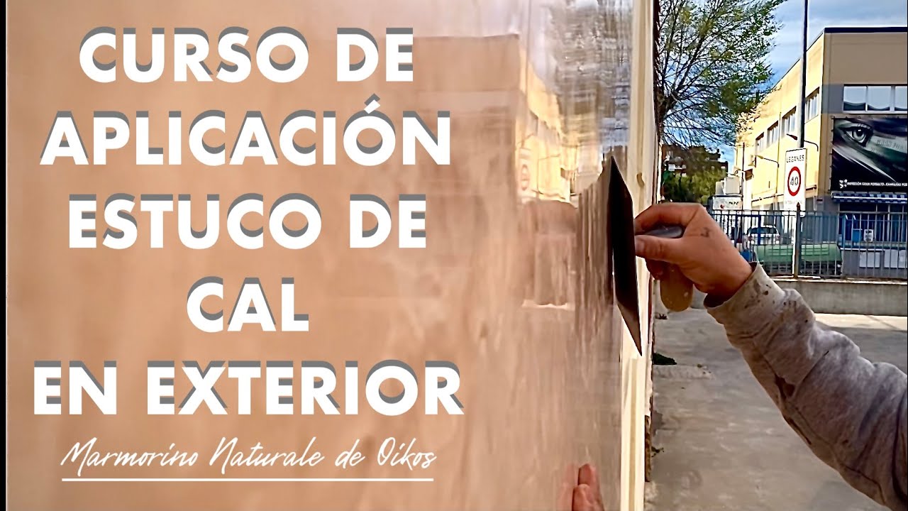 COMO HACER UN ESTUCO DE CAL EN FACHADA, marmorino naturale de OIKOS ...
