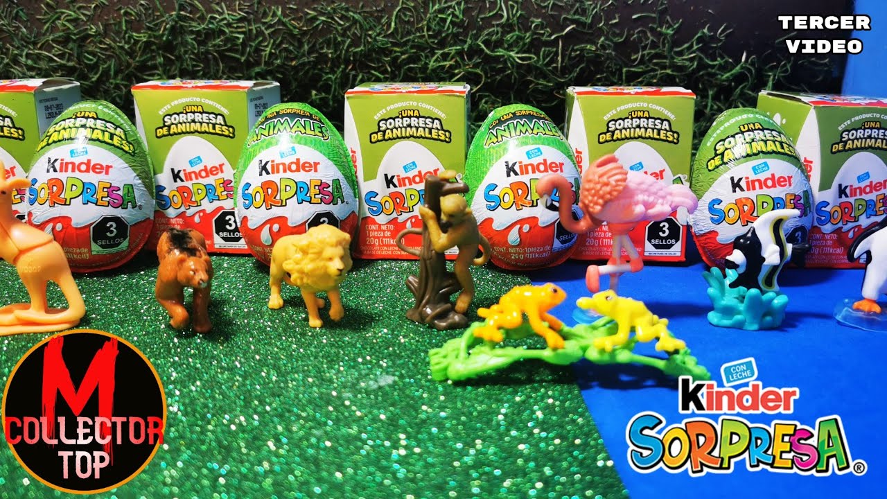 Lo nuevo de🦒 Kinder Sorpresa🐬 de Animales 🐨2023 (tercer video) - YouTube