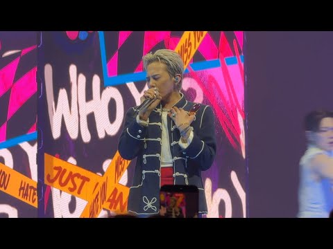 G-DRAGON - WHO YOU? & Today fancam at  Ubermensch Tour Las Vegas 08-31-25
