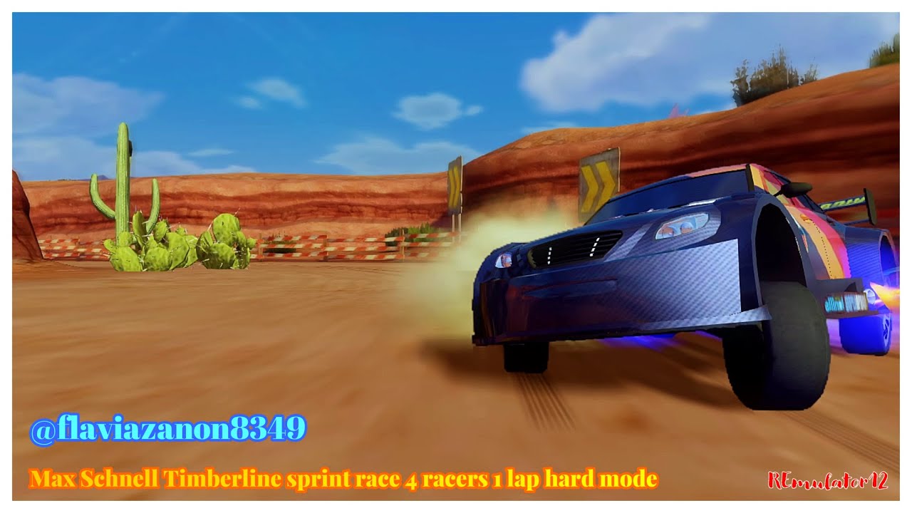 Cars 2 The Video Game | Max Schnell - Race Mode (4 Racers) | Timberline ...