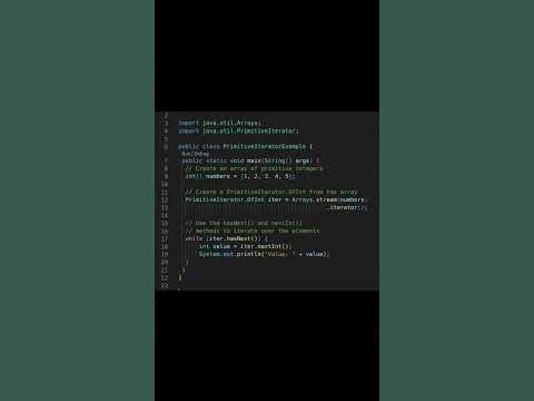 Java's PrimitiveIterator: A Key Tool for Iterating Over Primitive ...