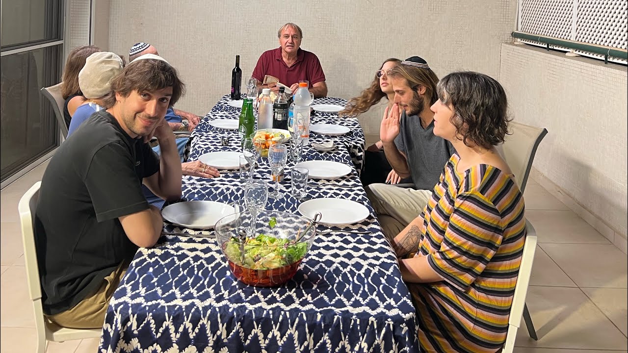 Israel Jewish sabbath day | dinner with the Avidan family in rannana ...