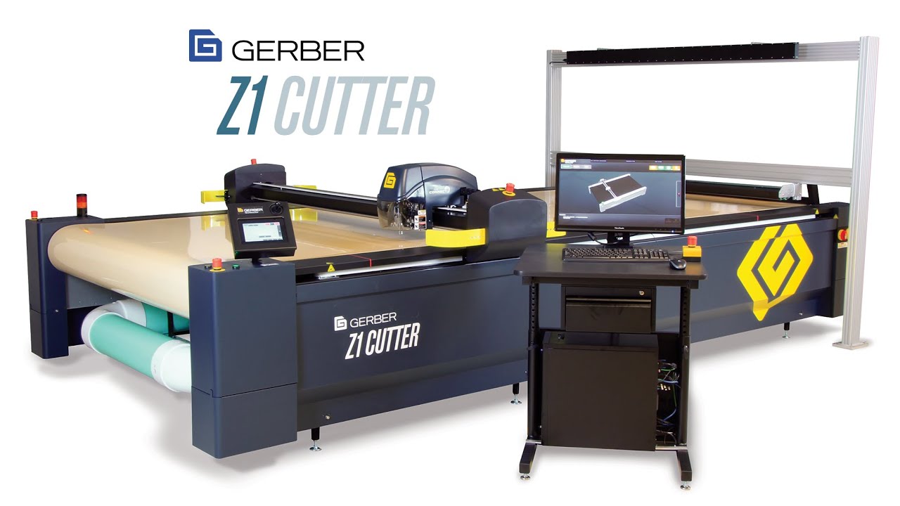 Раскройный Комплекс GERBER Z1 - YouTube