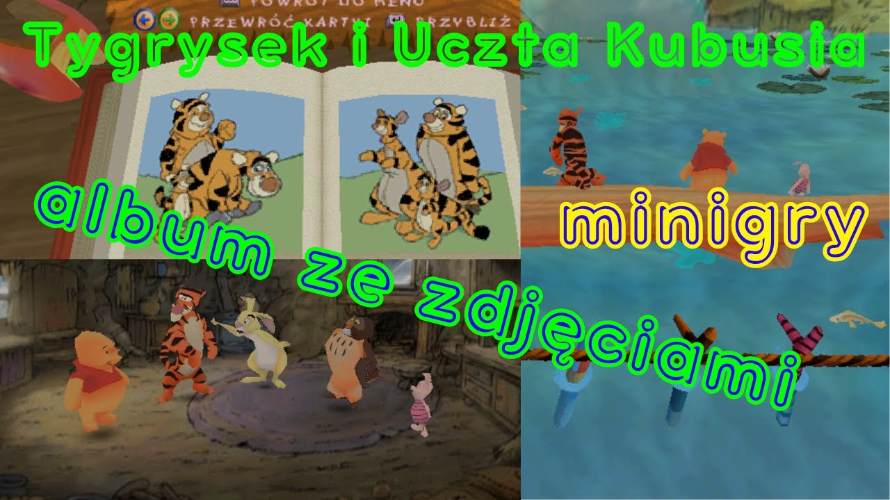 Tygrysek i uczta Kubusia - Album ze zdjęciami i minigry - YouTube