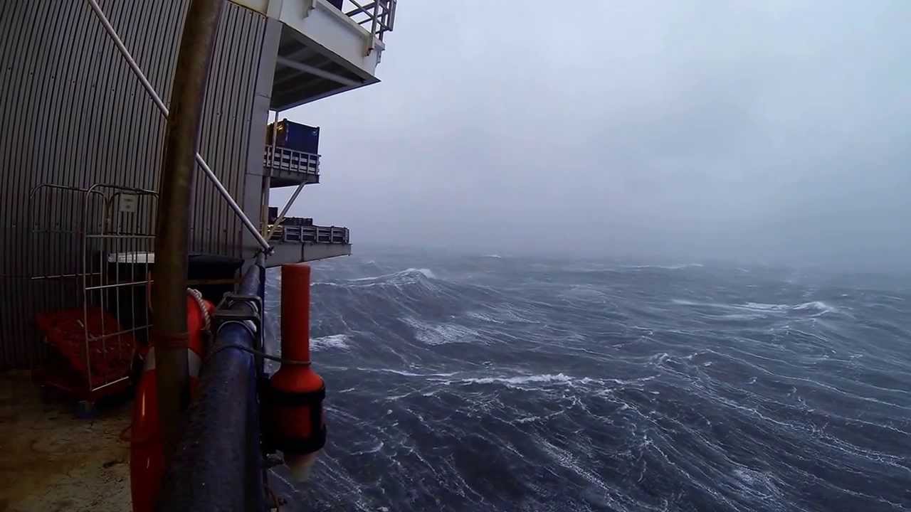 Orkan i Nordsjøen - YouTube