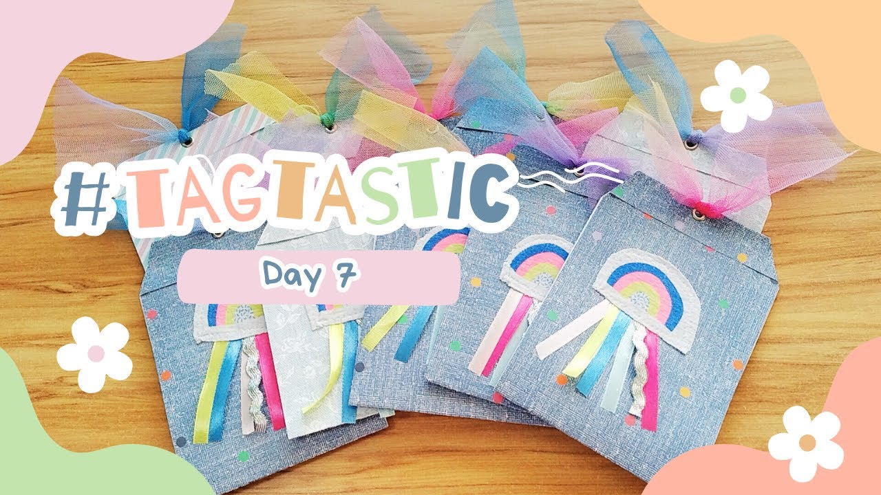 #tagtastic Junk Journal Tags challenge Day 7 - YouTube