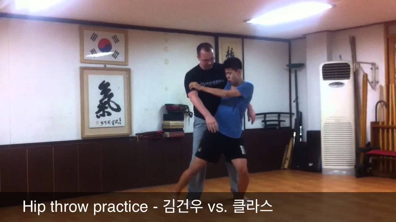 Hip Throw Practice Korea - YouTube