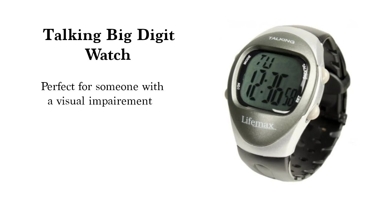 Talking Big Digit Watch - YouTube